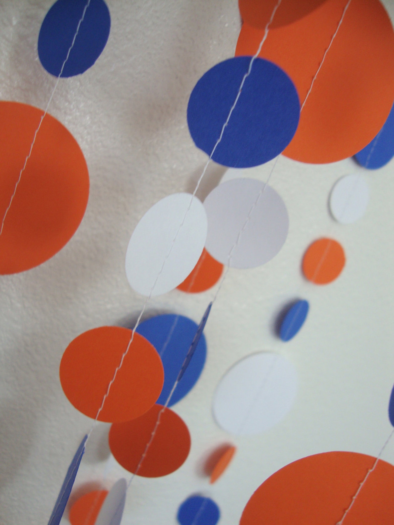 Graduation Garland Graduation Party Decor Blue Orange | Etsy