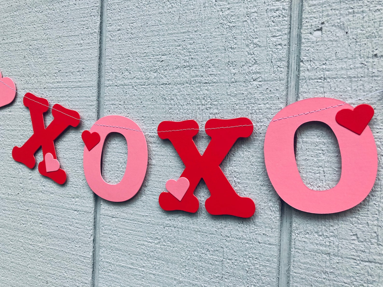Valentine's Day Banner XOXO Banner Cute Valentine's - Etsy