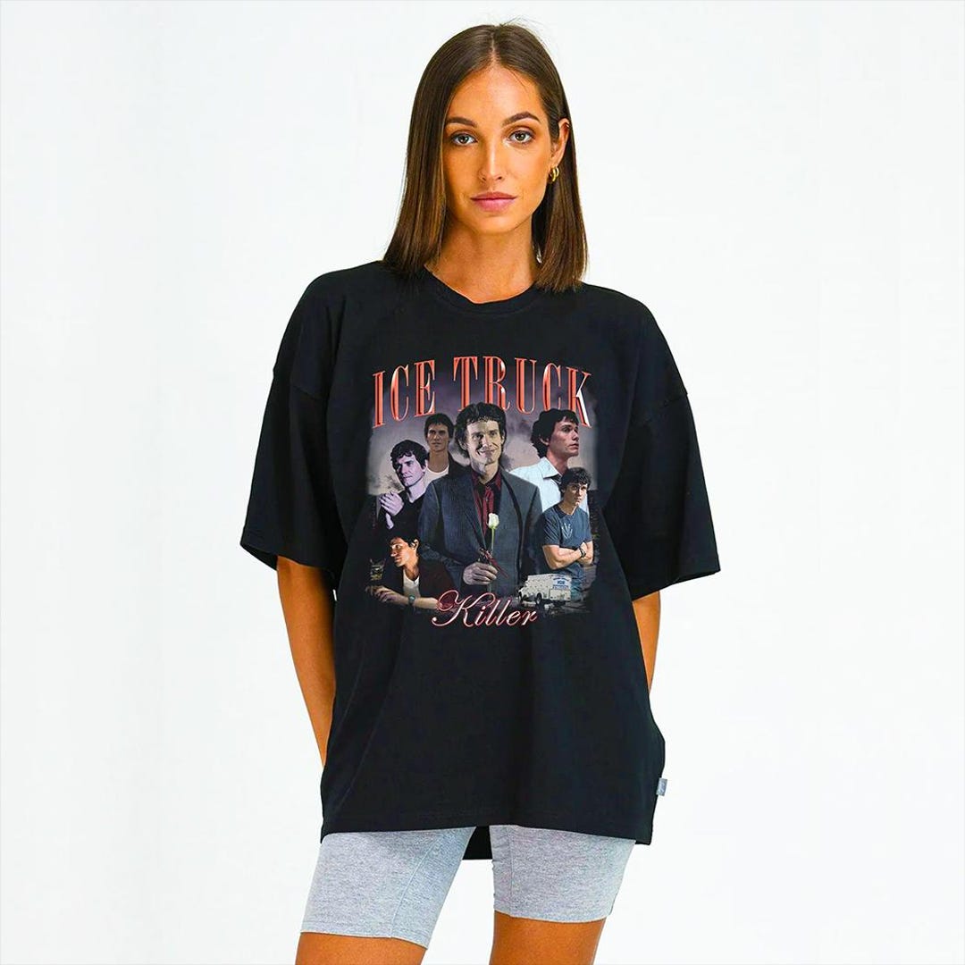 Ice Truck Killer Vintage Graphic Shirt- 90s Style Brian Moser Dexter ...