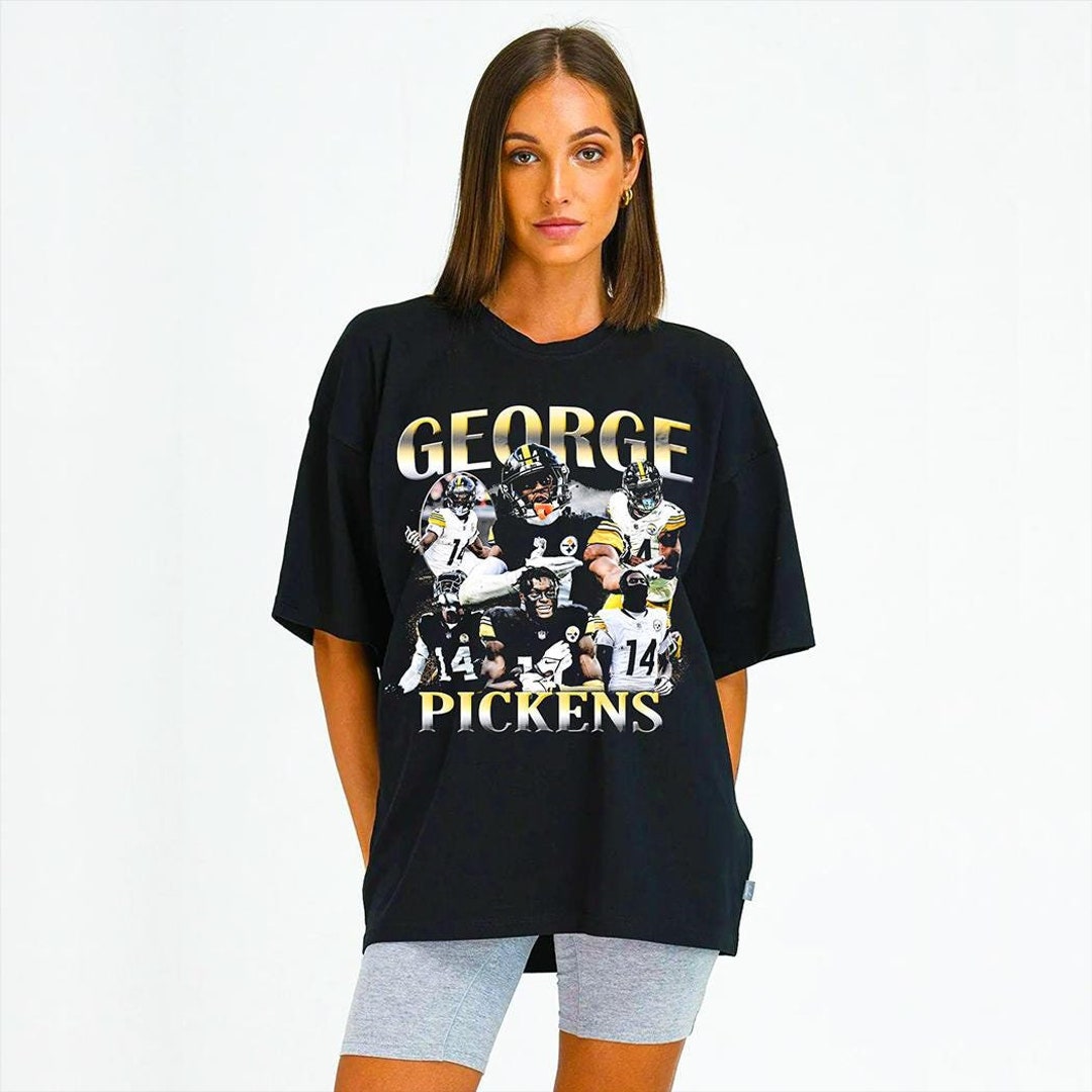 Vintage George Pickens Shirt Custom Retro Vintage Football Apparel ...