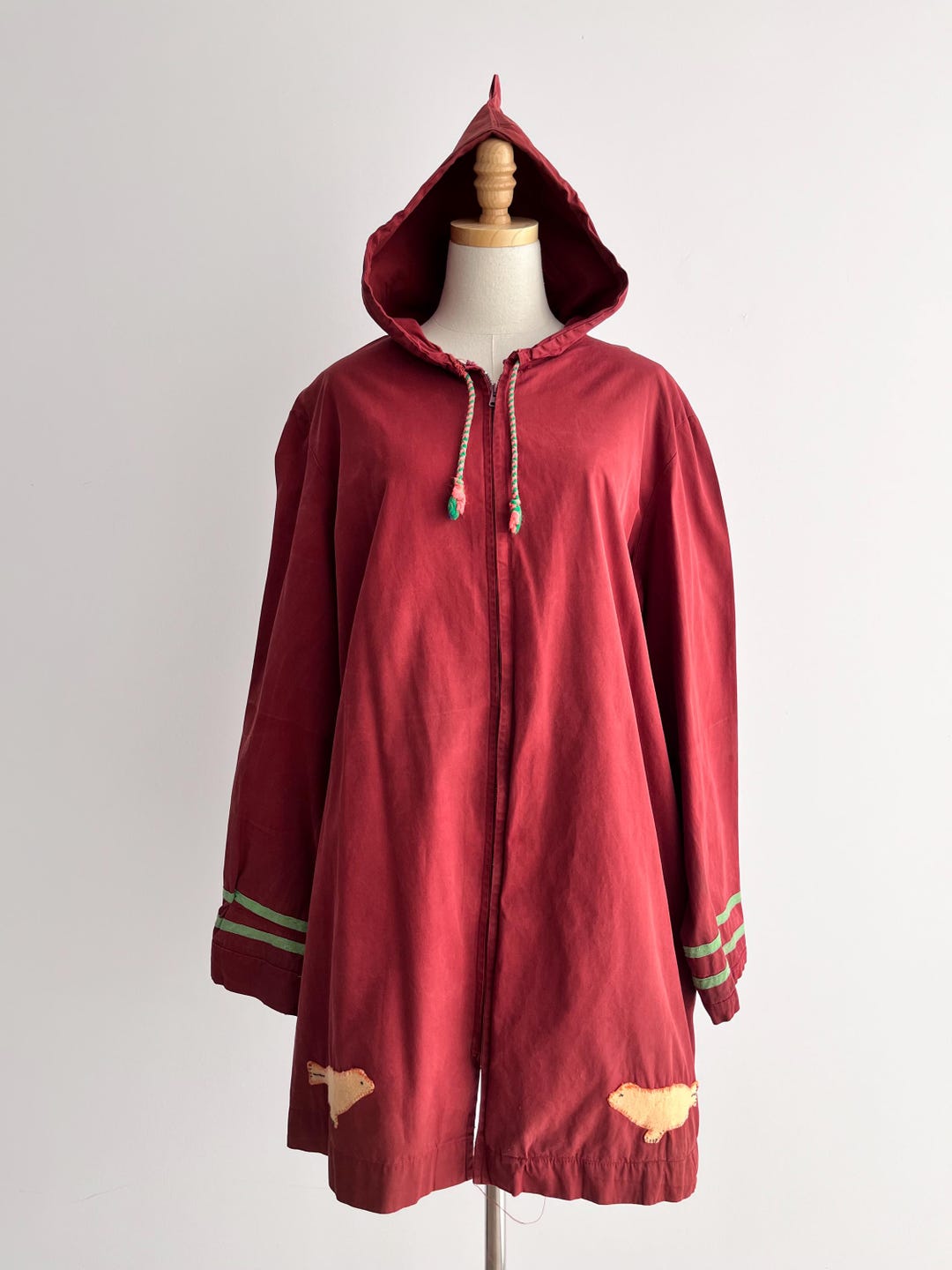 Vintage Inuit/northern Canadian Hand Made Light Weather Hooded Parka ...
