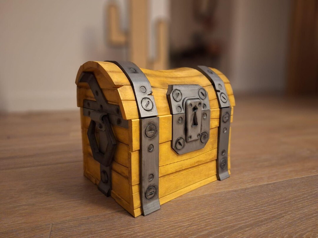 Fortnight Battle Royale Chest, 3D Printed and Hand Painted the Perfect ...