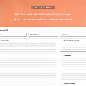 Daily Journal Printable - PDF Printable, Digital Printable Journal ...