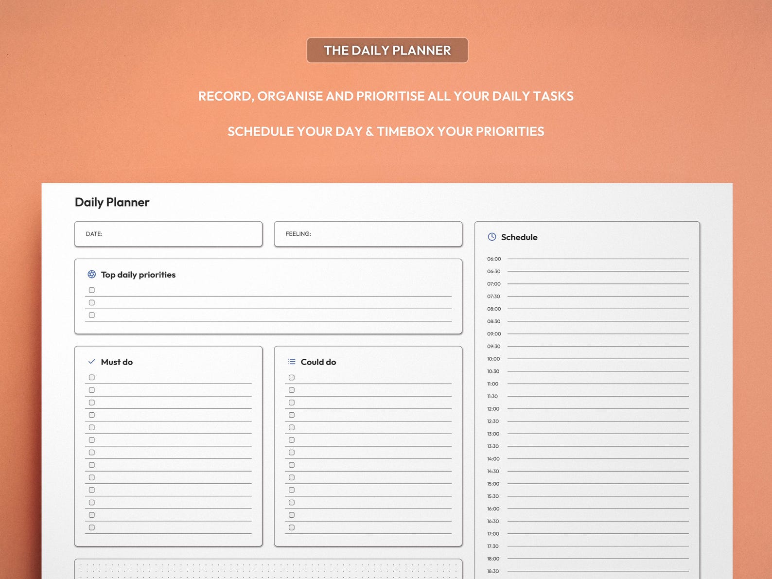 Journal & Weekly Planner Bundle - PDF Printable, Digital Printable ...