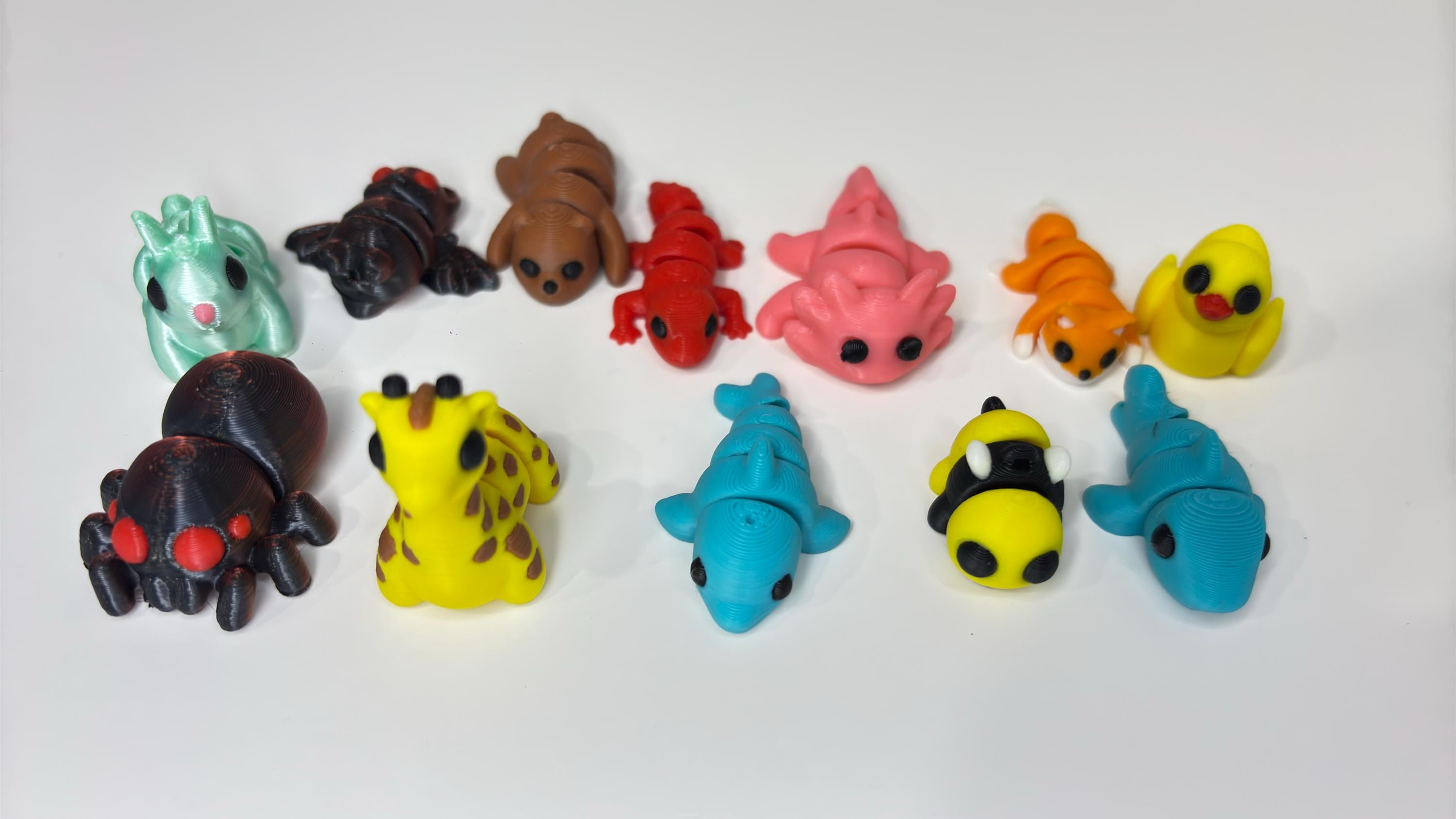 Mini Animals | Pick Your Own | Articulating Tiny Animals | 3D Printed ...