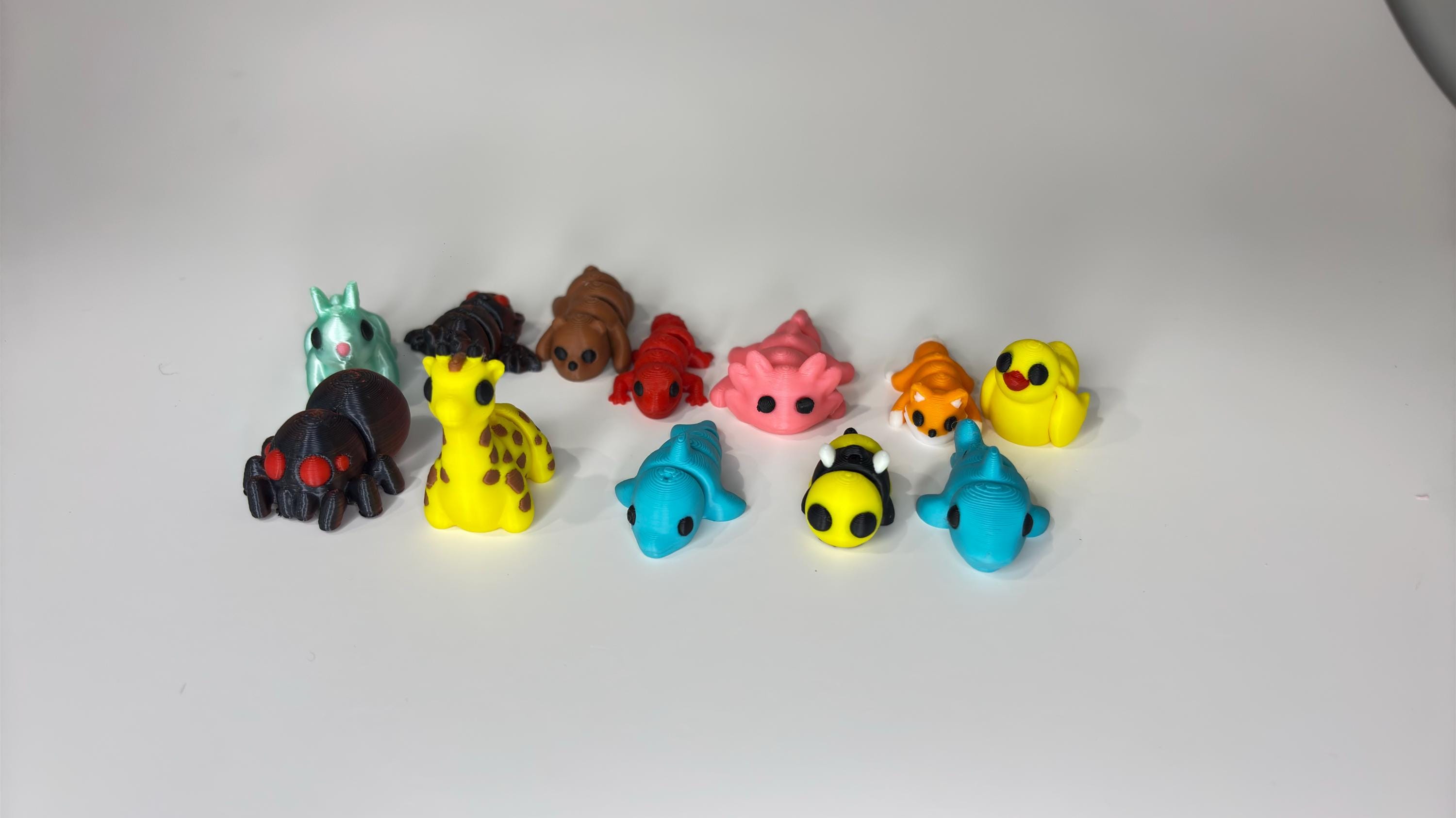Mini Animals | Pick Your Own | Articulating Tiny Animals | 3D Printed ...