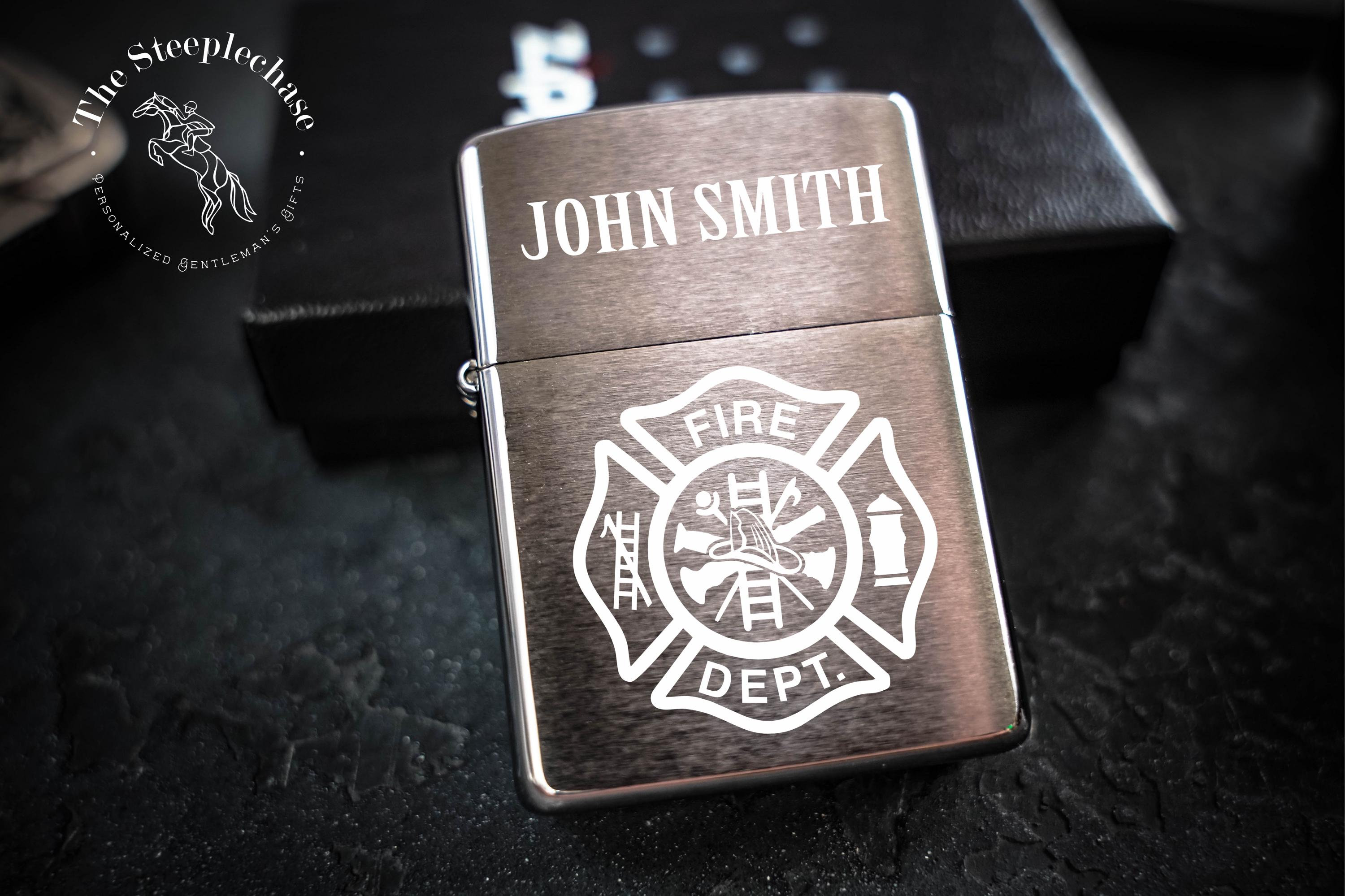 Firefighter Engraved Gift, Custom Military Lighter, Navy Gift Ideas ...