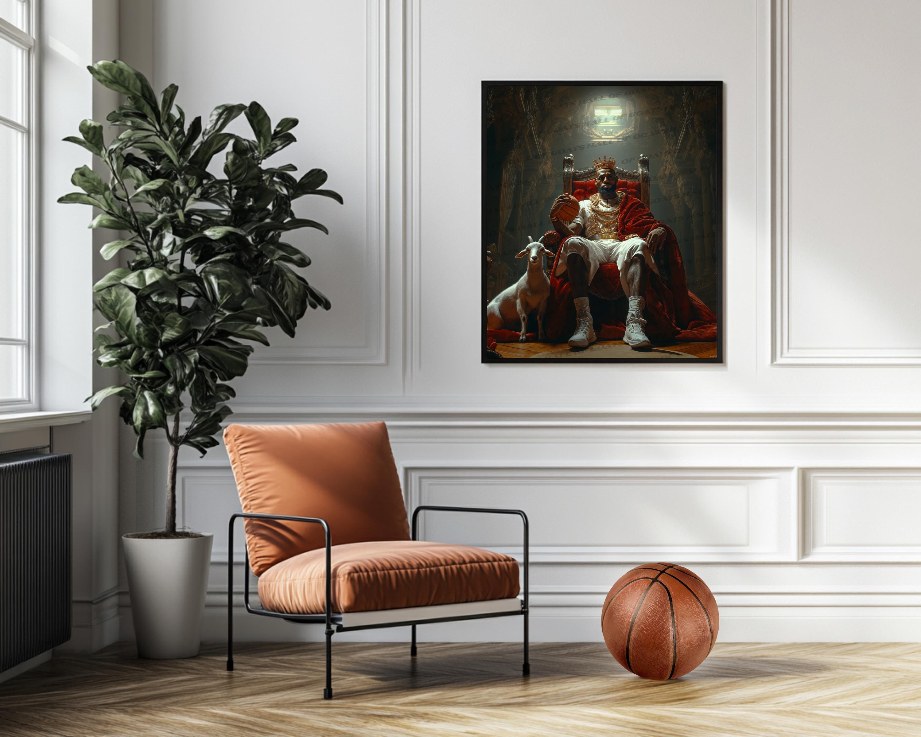 Lebron James the Goat | Digital Download, Poster | Los Angeles Lakers ...