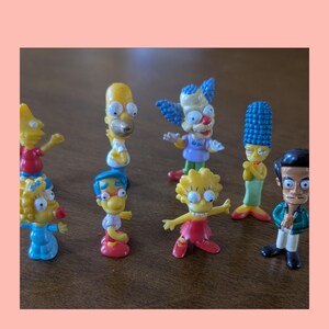 Vintage 1990s Micro "simpsons" Bobblehead Collection- Bart, Krusty ...