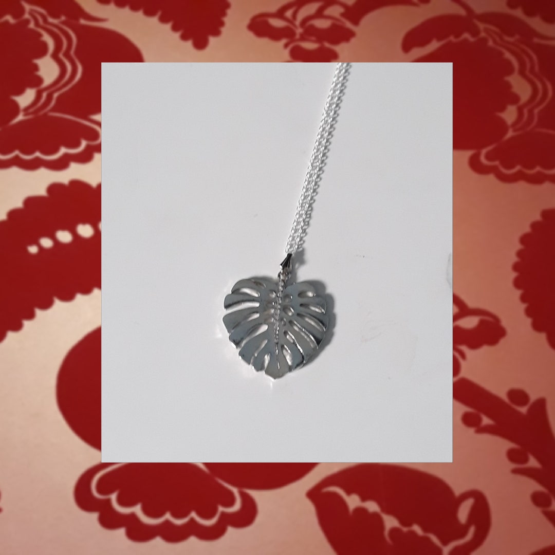 Tropical Tiki Vibes, Bali High Babe. Silver and Rhinestone Palm Leaf ...