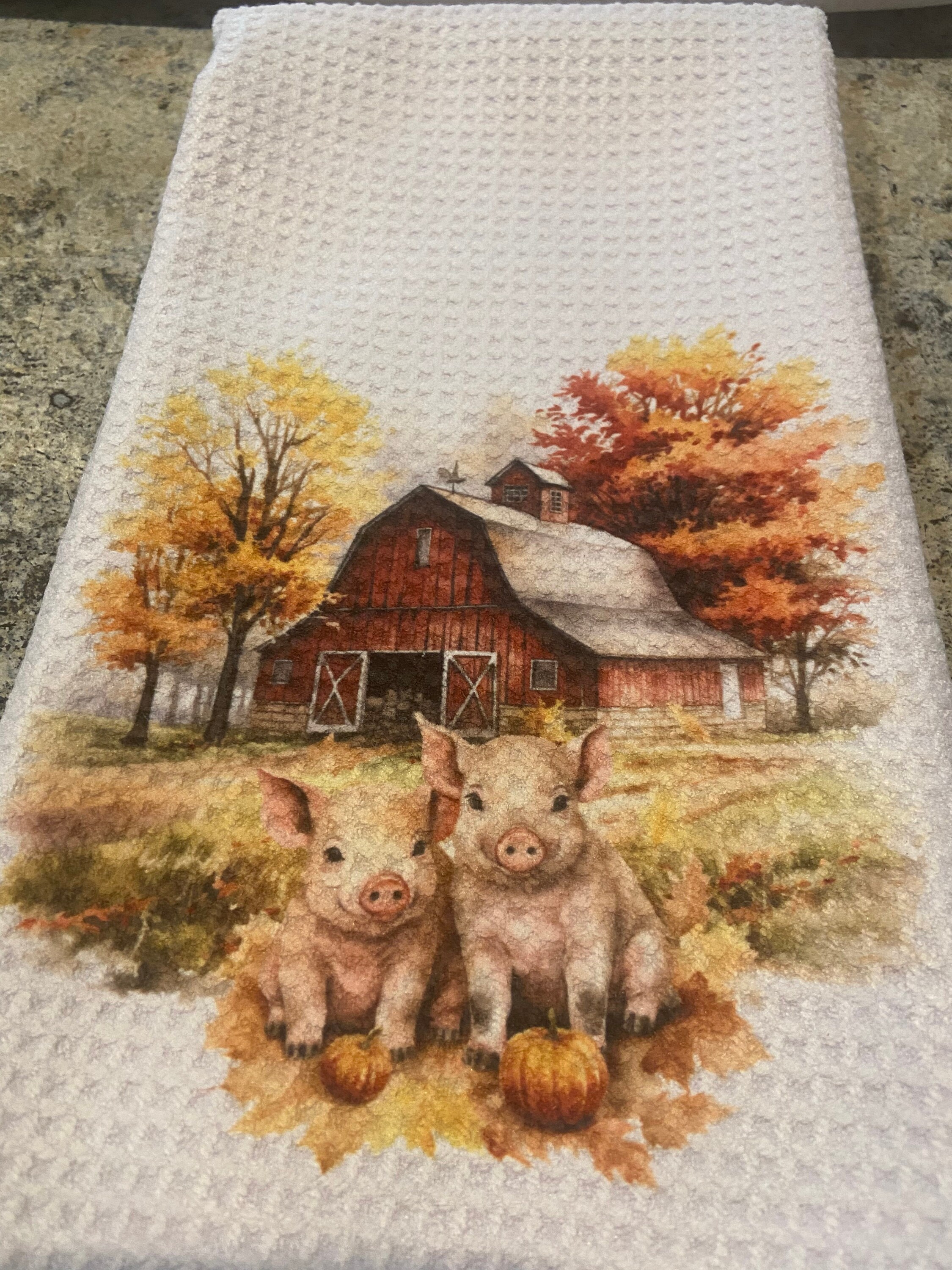 Fall Country Kitchen Towels - Etsy