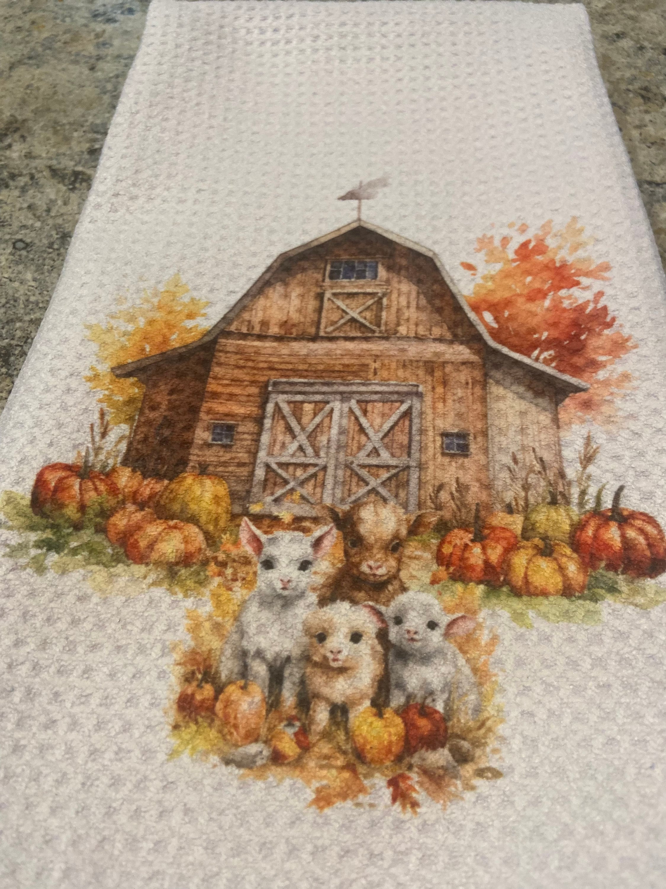 Fall Country Kitchen Towels - Etsy