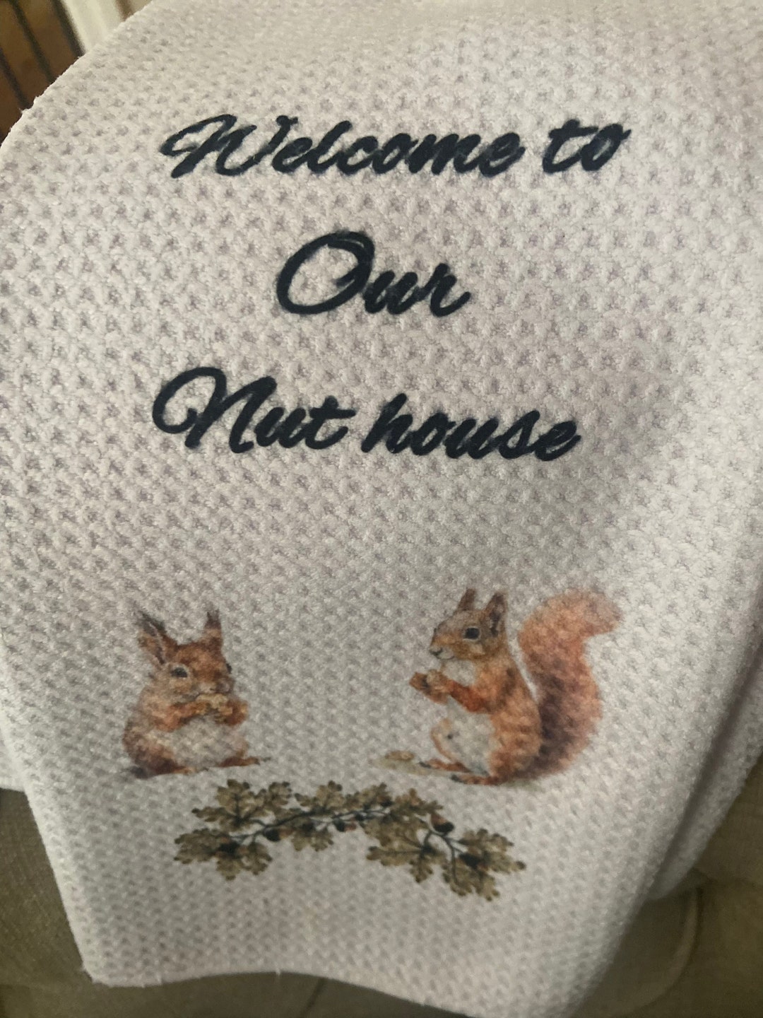 The Nut House Kitchen Towel - Etsy