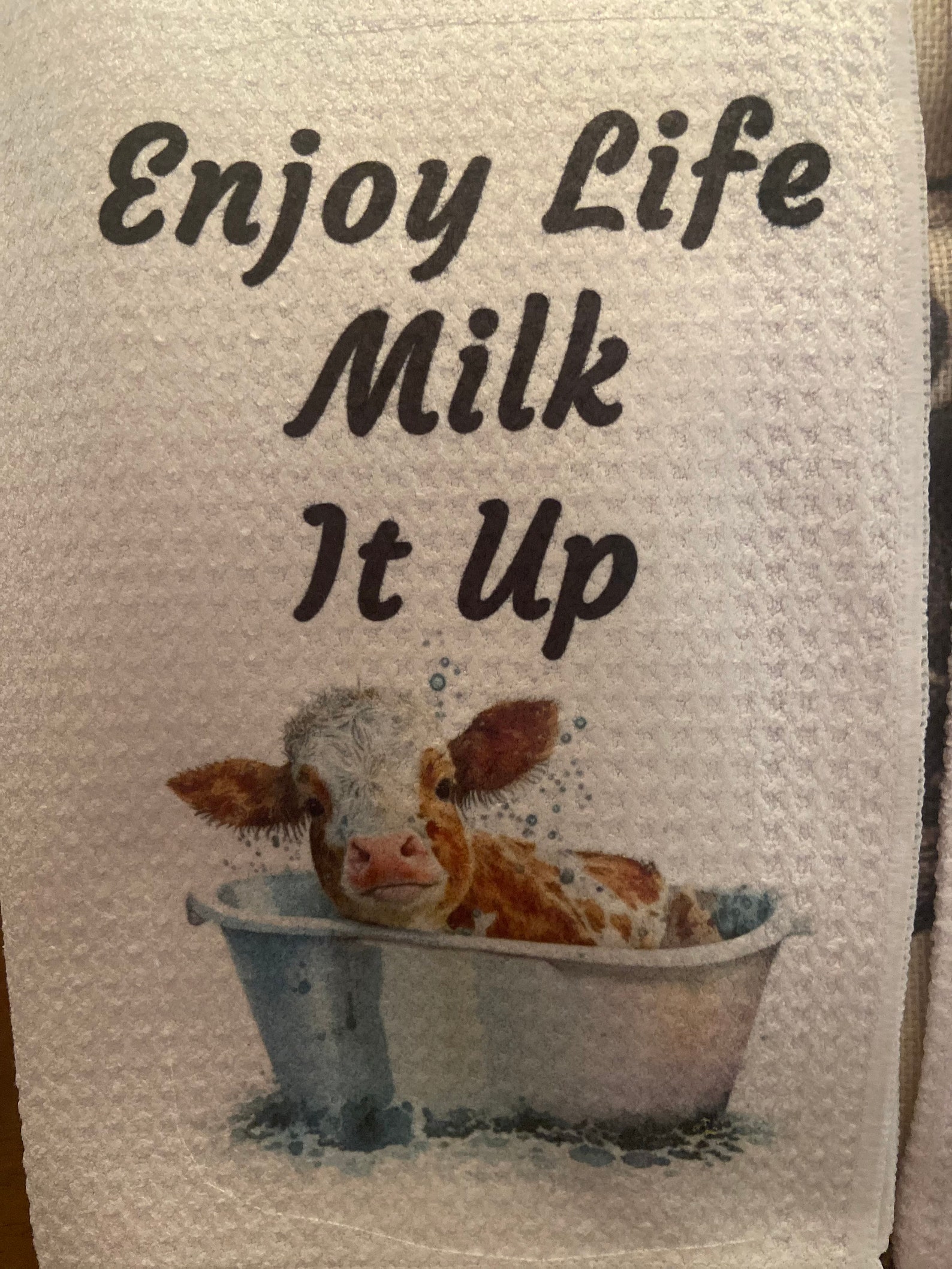 Funny Farmhouse Kitchen Towels - Etsy