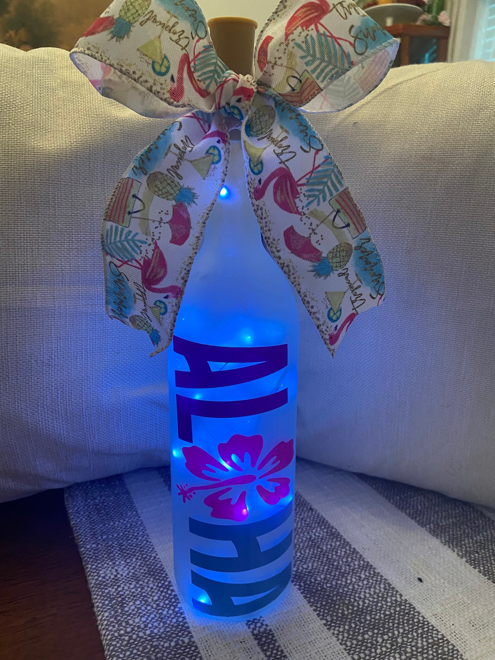Aloha Lighted Bottle - Etsy