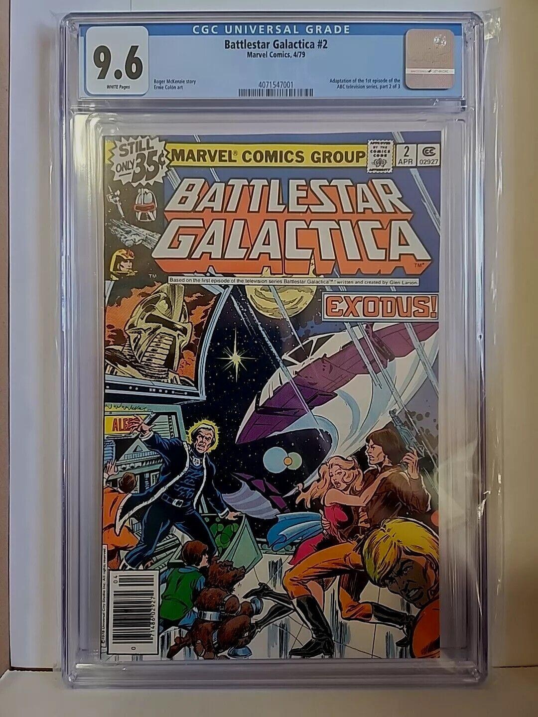 Battlestar Galactica 2 CGC 9.6 1979 Marvel Comics Pt 2 of 3 TV ...