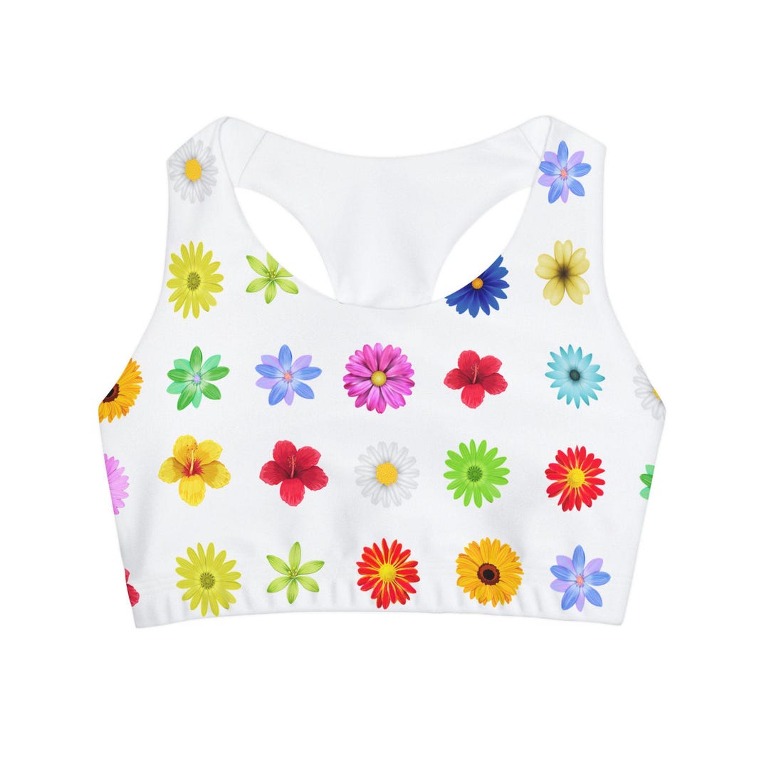 Floral Girls' Swimsuit Crop Top, Summer Swimwear, Beach Wear, Pool ...