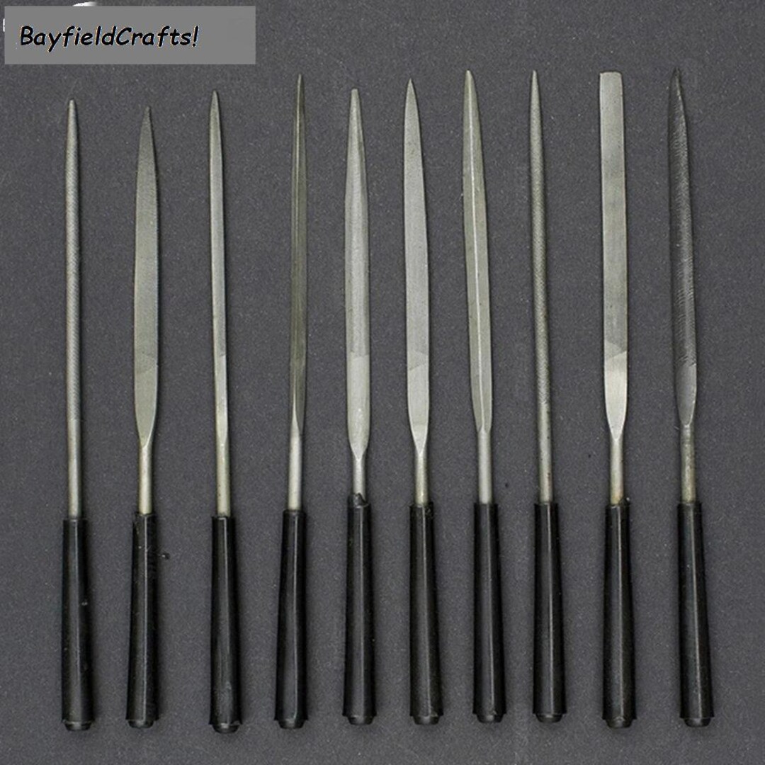 Needle Files Set, 5PCS/10PCS, 3x140mm, for Jewelers, Diamond Carving ...