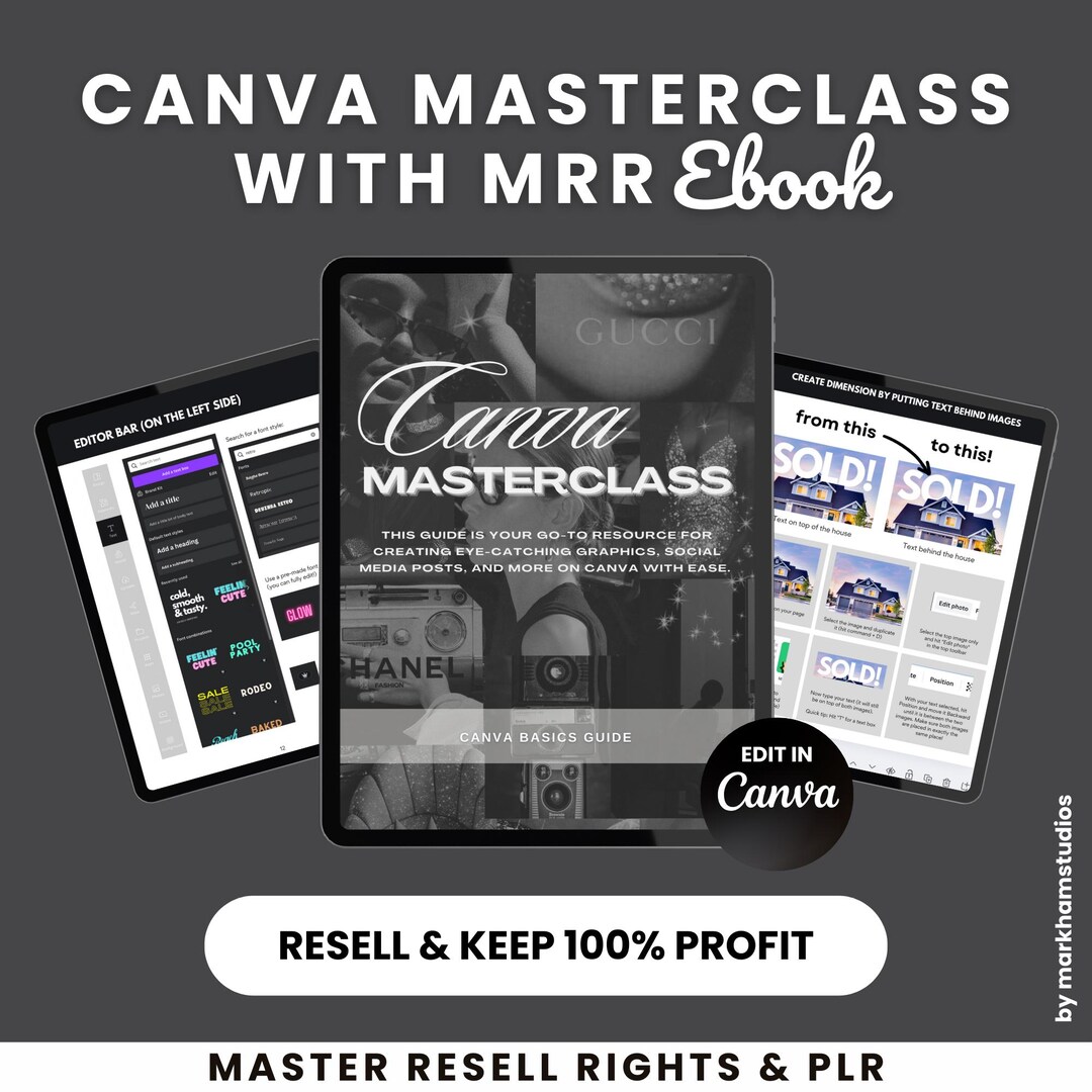 Canva Masterclass - Canva Crash Course - Master and Private Label ...