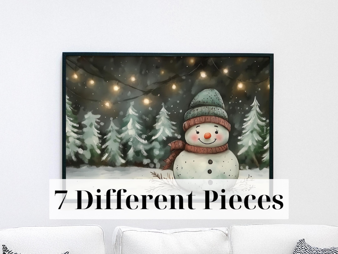 Large Christmas Wall Art - Etsy