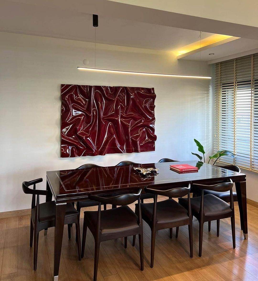 Handmade, Plexiglass Design, Textured Wall Art, Wall Decor, Home and ...
