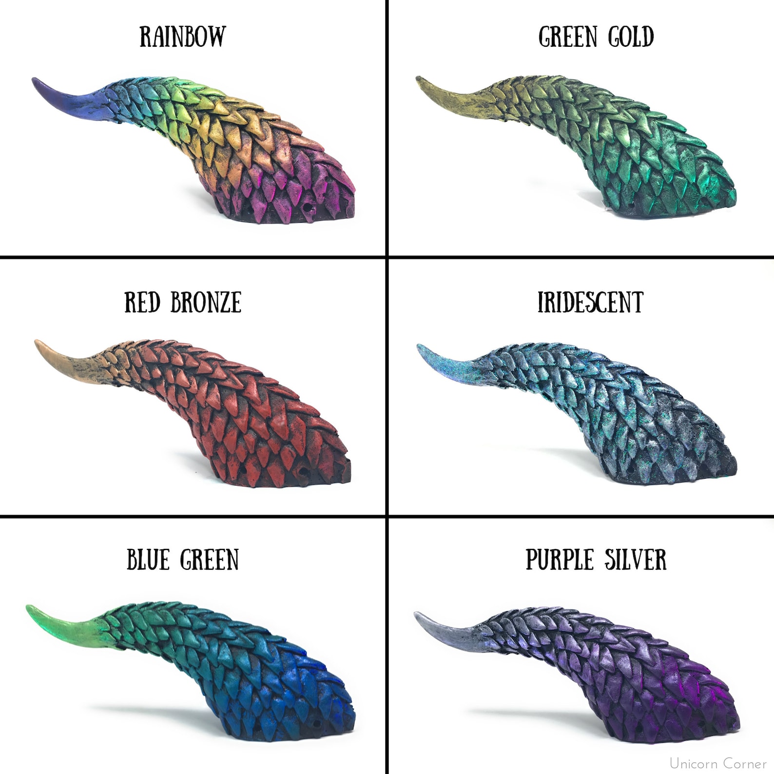 Scaled Dragon Horns / Realistic Cast Dragon Horns / Game of | Etsy