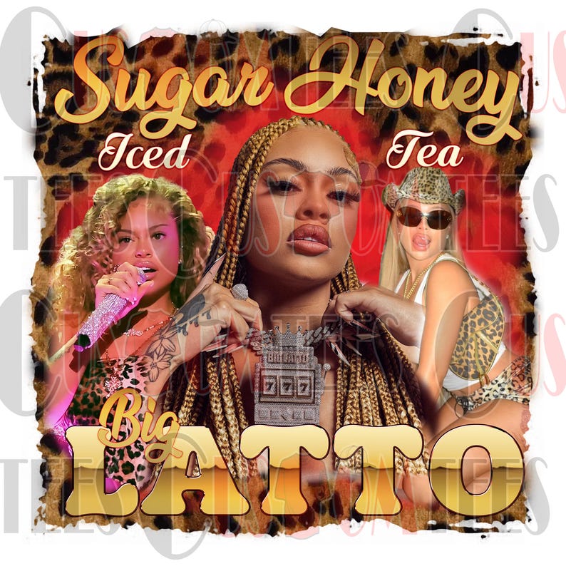 Big Latto, Big MAMA, Honey Sugar Iced Tea Tour, Leopard,cheetah,custom ...