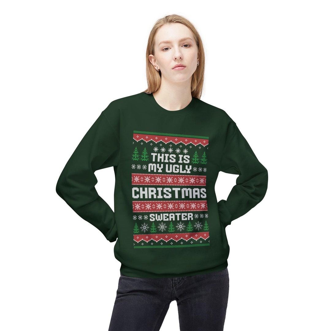 My Ugly Christmas Sweater PNG - Funny Holiday Digital Download for DIY ...