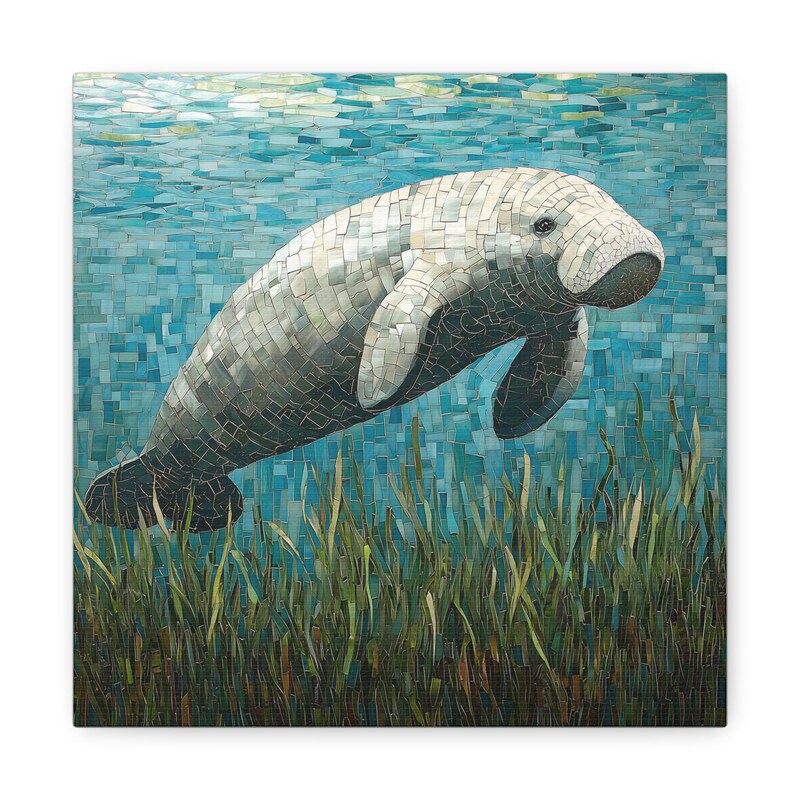 Manatee Art - Etsy