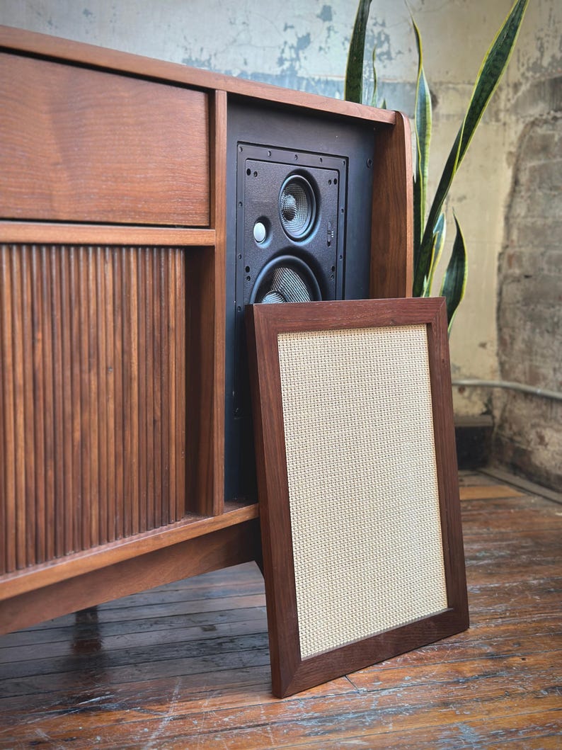 72" Relikcs Timbre Customizable Solid Hardwood Stereo Console - Etsy