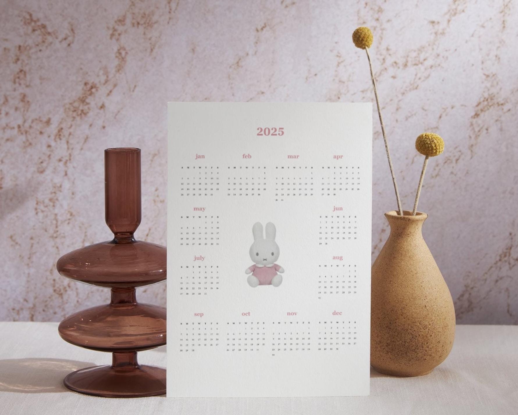 2025 Calendars, 2025 Digital Calendars, Printable Calendars, Digital ...