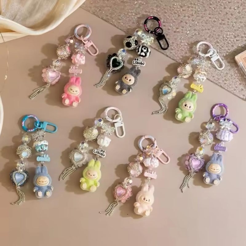 Labubu Keychain - Etsy