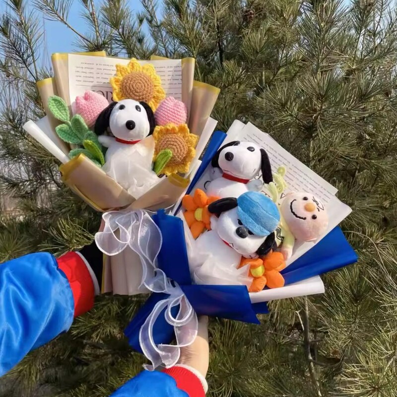 Snoopy Flower Bouquet - Etsy