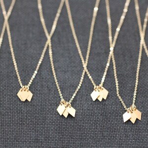 Gold Necklace Dainty Gold Necklace Delicate Gold Necklace - Etsy