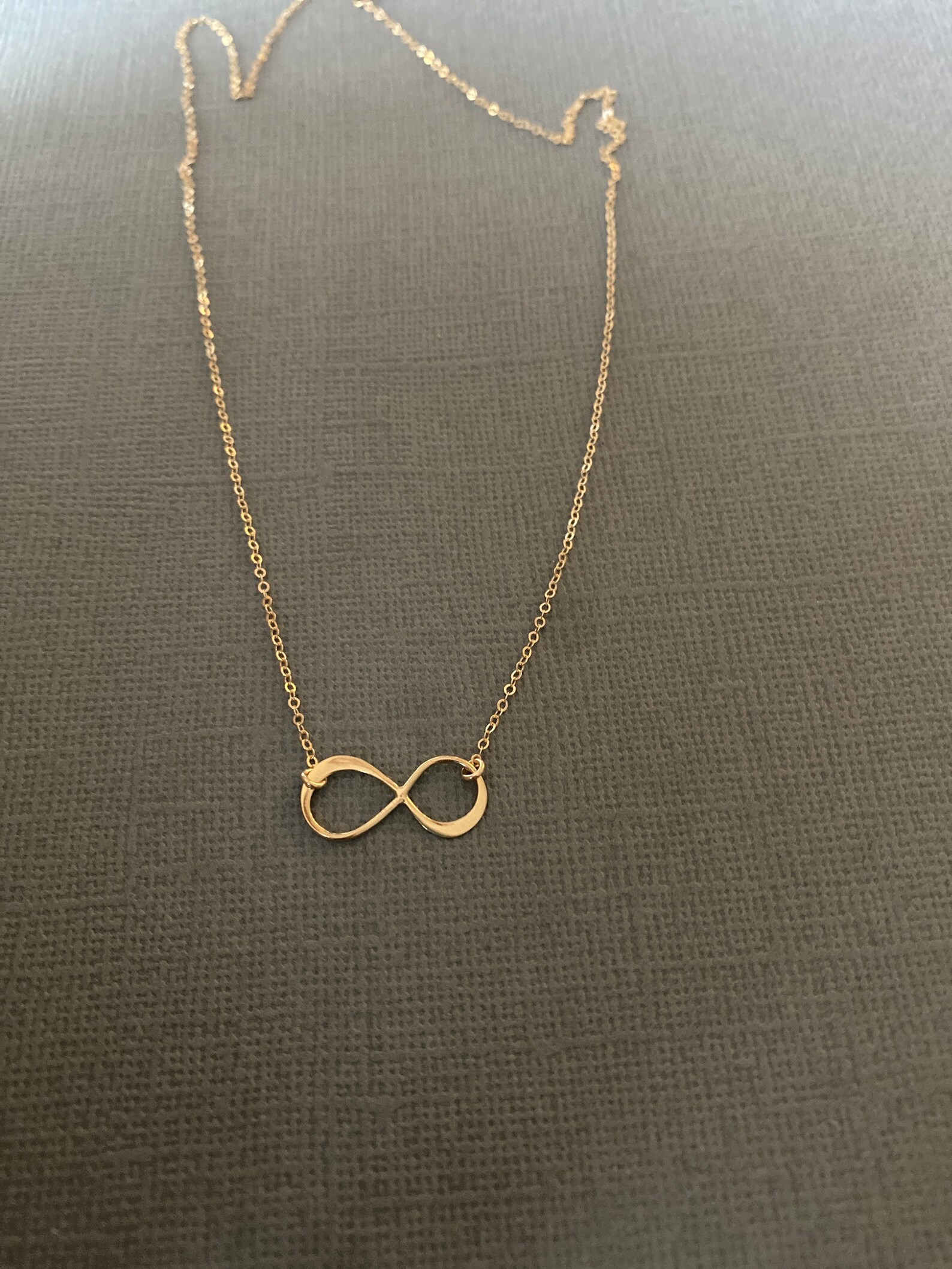 Eternity Necklace Infinity Necklace Forever Necklace Love - Etsy