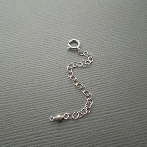 Extender Chain, Sterling Silver, Gold Filled, Necklace Extension, EXT ...