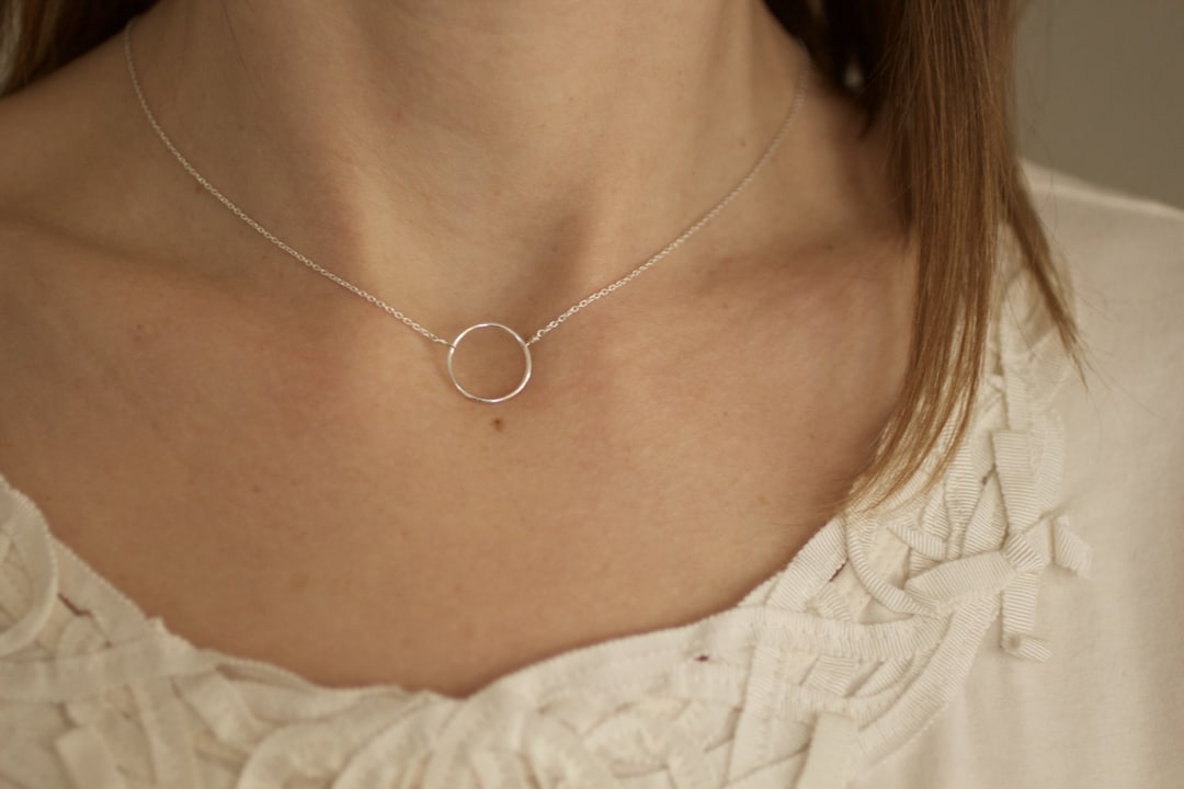 Delicate Necklace, Dainty Gold Necklace, Small Circle Necklace, Tiny ...