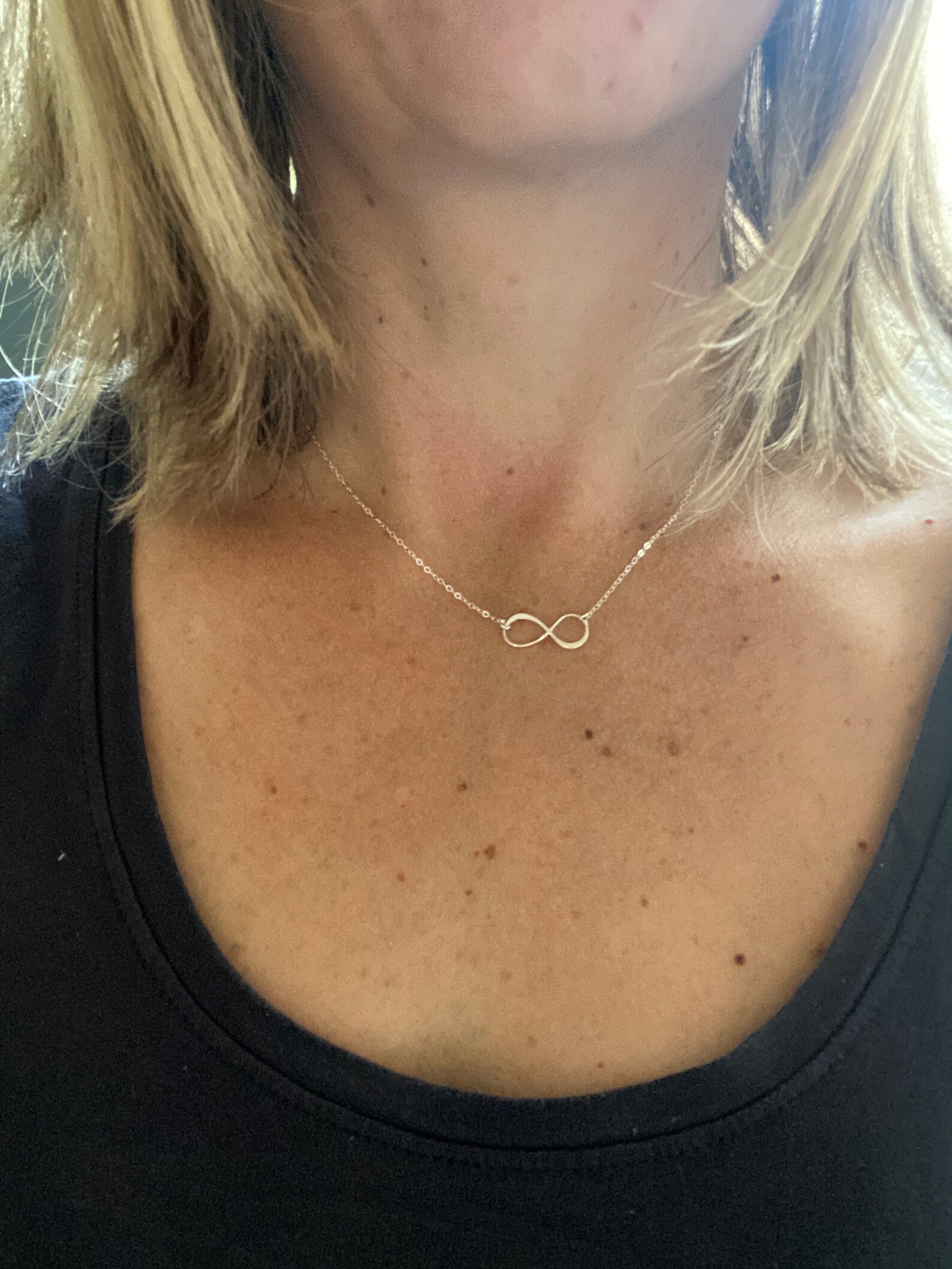 Eternity Necklace Infinity Necklace Forever Necklace Love - Etsy