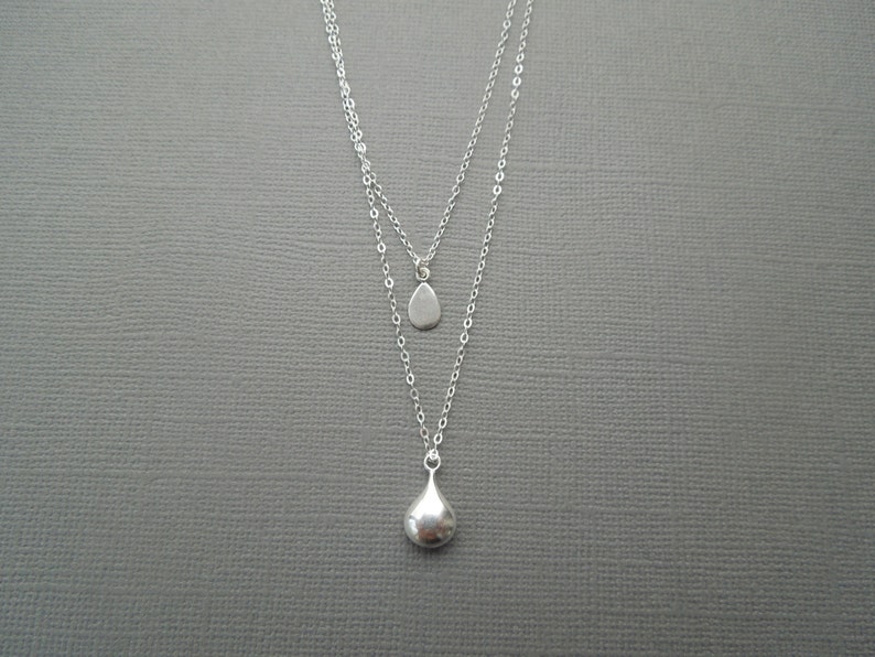 Two Tier Necklace Double Strand Layering Necklace Multi | Etsy