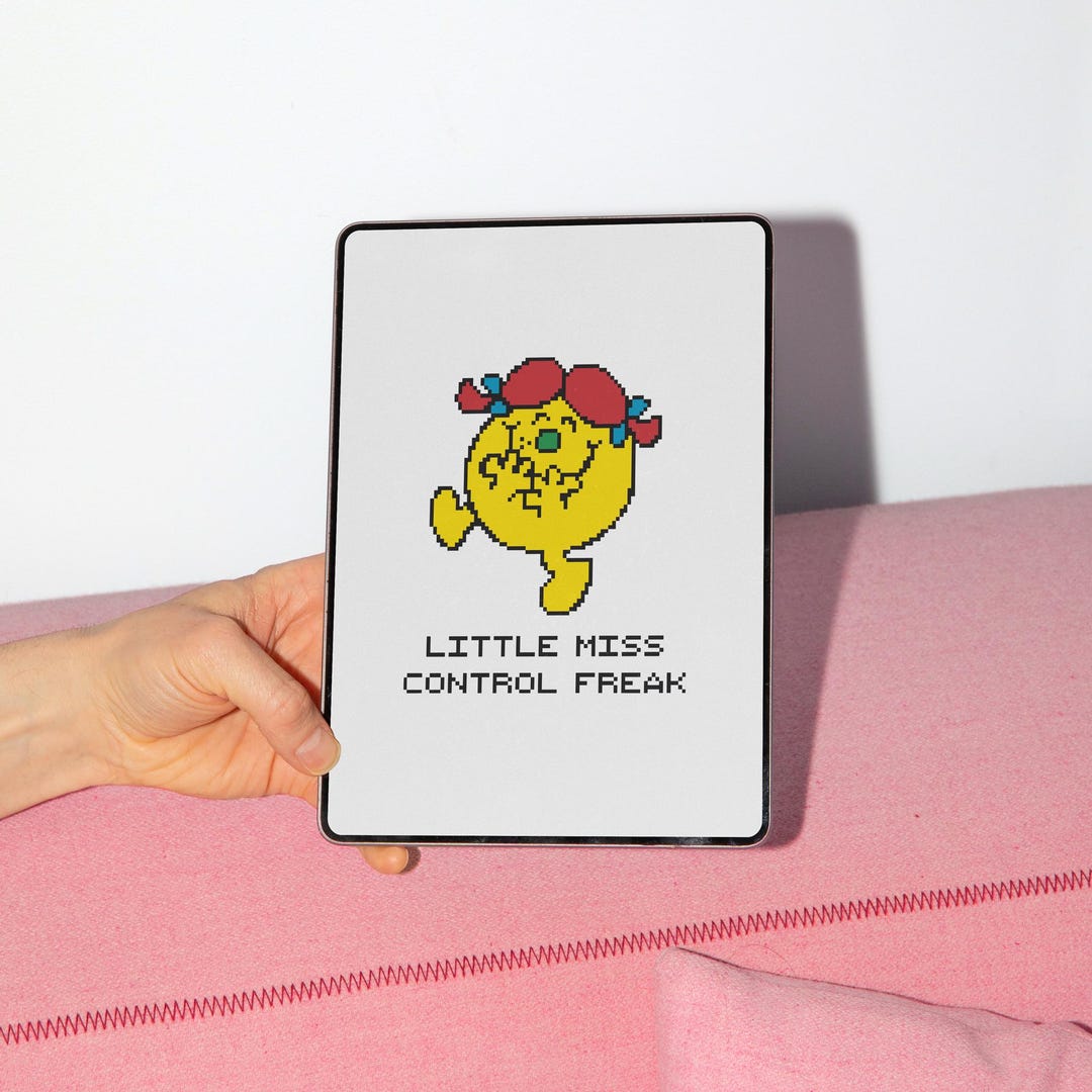Little Miss Control Freak - Digital Needlepoint Chart - Etsy