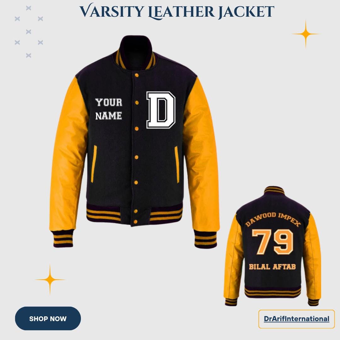 Create Your Own Custom Personalized Hand Stitched Letterman Jacket ...