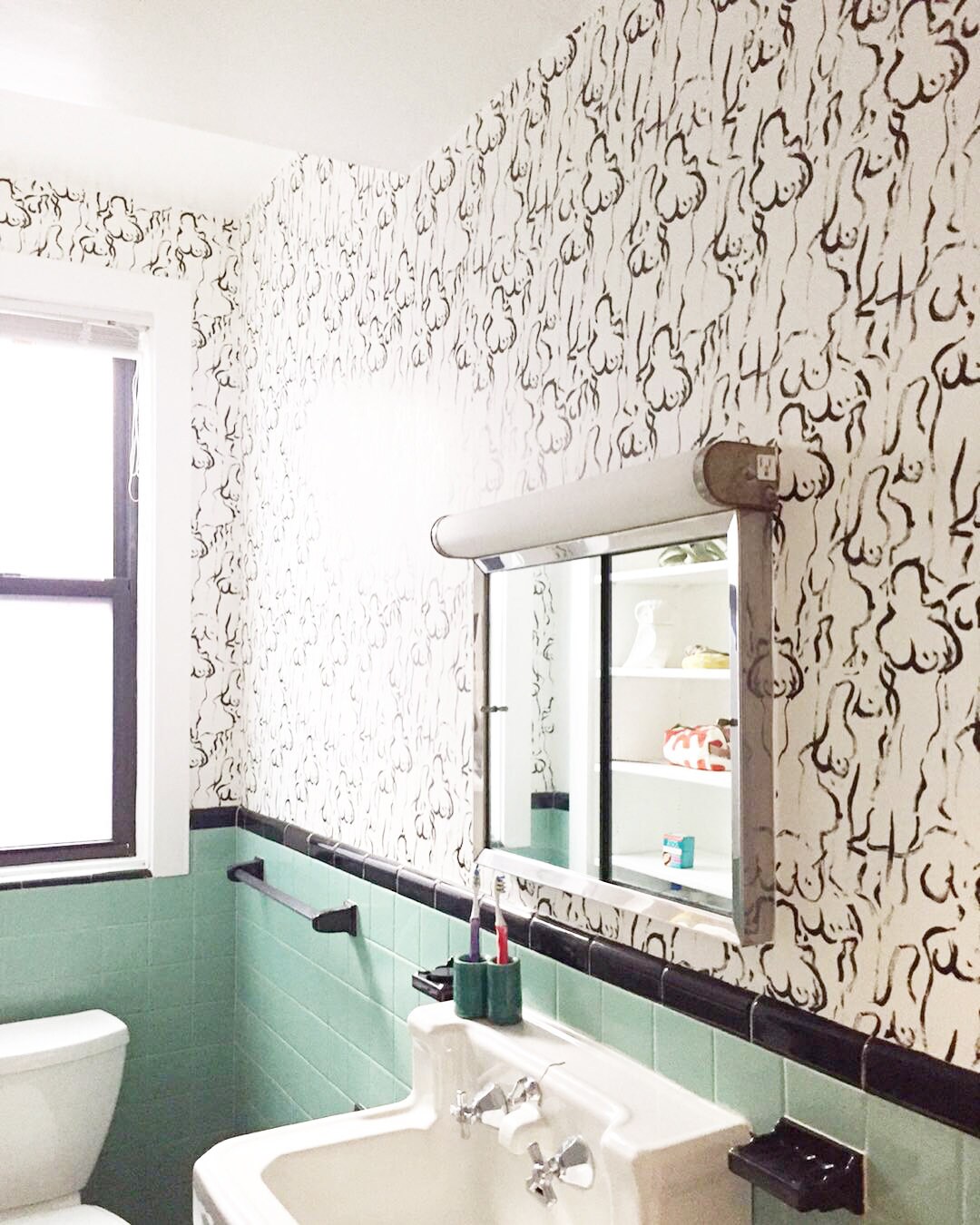 Removable Wallpaper / Figures Pattern / Perfect for Renters / | Etsy