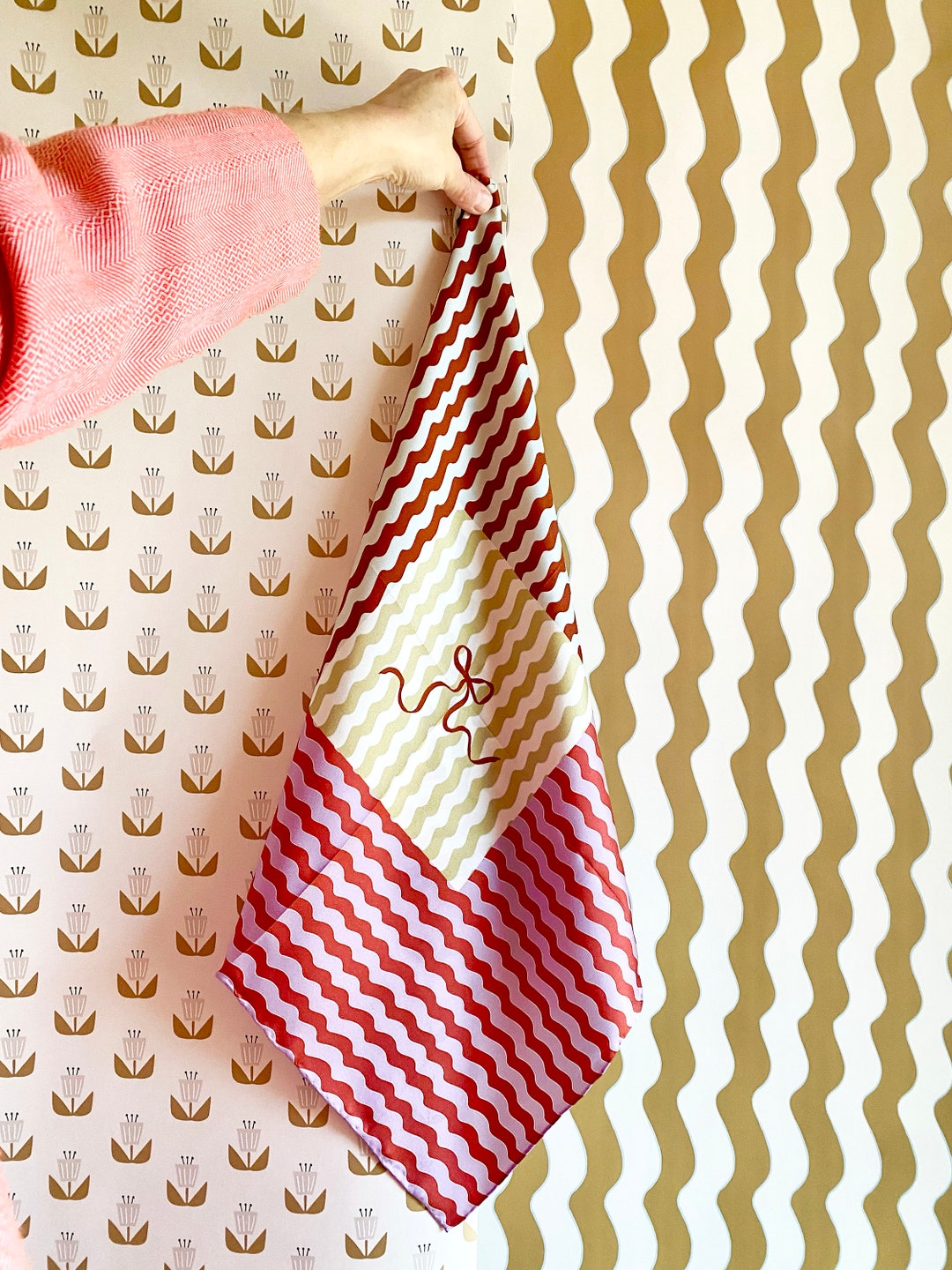 Neckerchiefs / Silk Scarf / Bandana / Wiggle Wiggle Bow or Harlequin ...