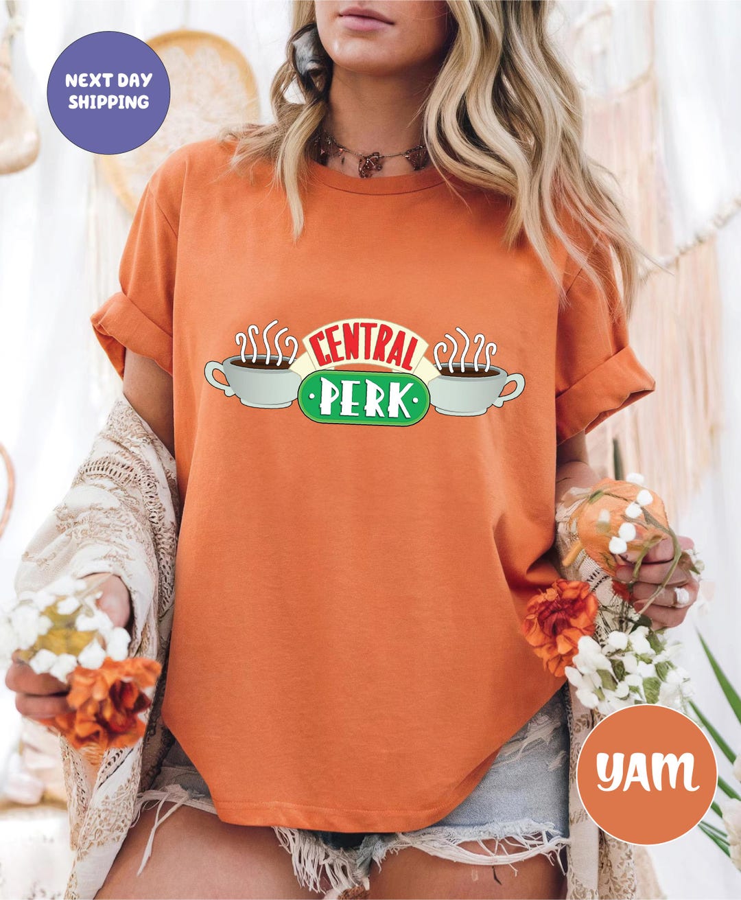 Comfort Colors Central Perk T-shirt: Friends TV Show Tee - Etsy