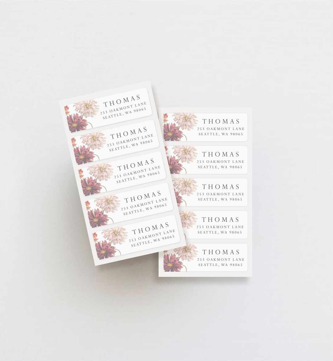 Set of 30 Address Labels | Weatherproof Labels | Return Address ...