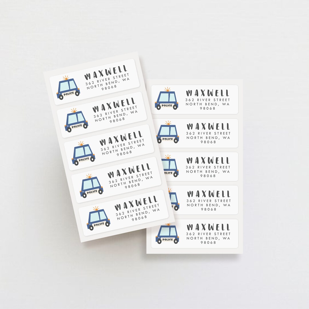 Set of 30 Address Labels | Weatherproof Labels | Return Address ...