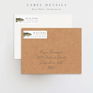 Set of 30 Address Labels | Weatherproof Labels | Return Address ...