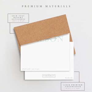 Personalized Stationery Set | Double Sided Stationery | Flat Note Card ...