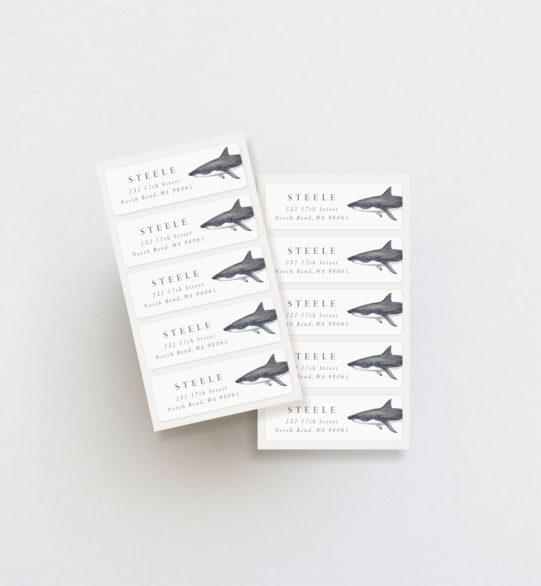 Set of 30 Address Labels | Weatherproof Labels | Return Address ...