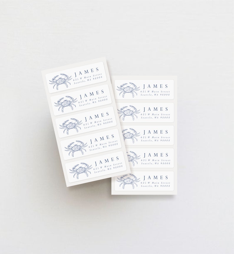 Set of 30 Address Labels | Weatherproof Labels | Return Address ...